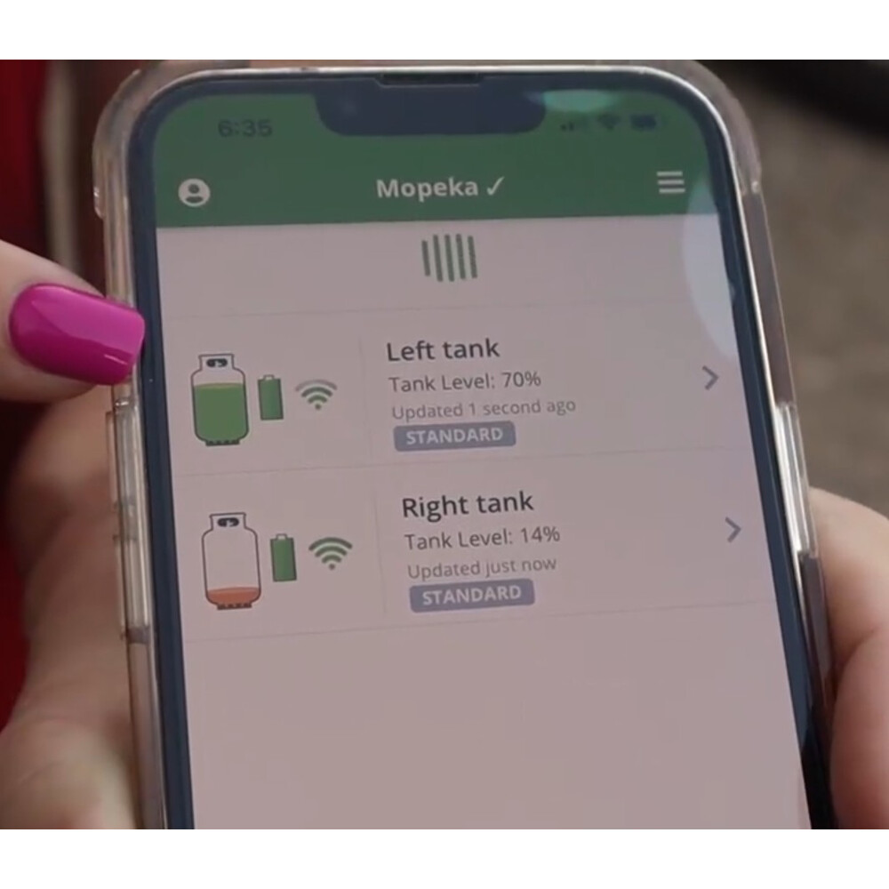 Gas-Flaschen Bluetooth-Sensor (Level Control) für Füllstand Mopeka