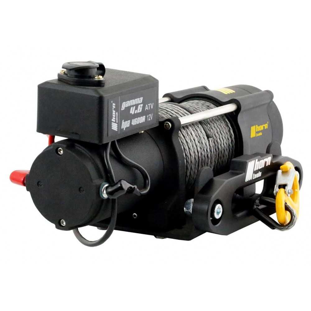 Cable winch 2,0 t Gamma 4.6 ATV 12V Plastic cable Electric winch