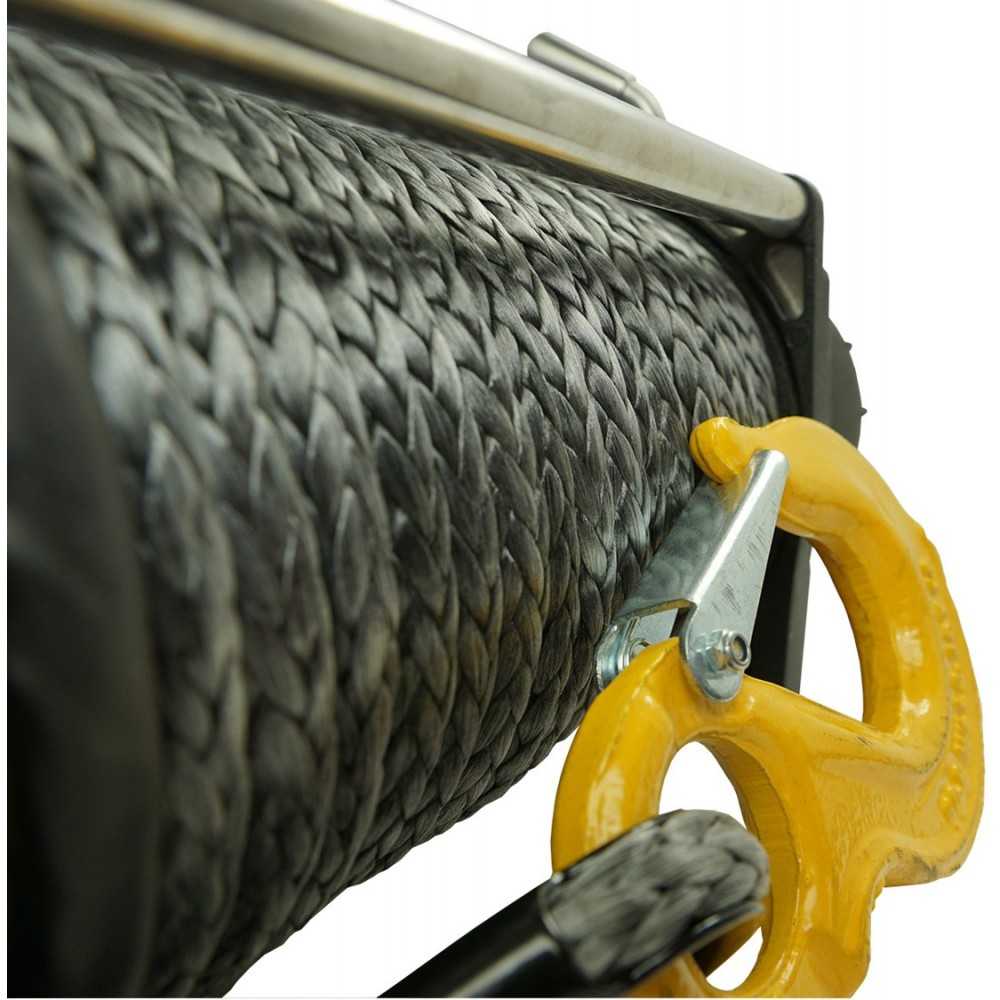 Cable winch 4.3t Alpha 9.5 12V plastic cable Electric winch Horntools